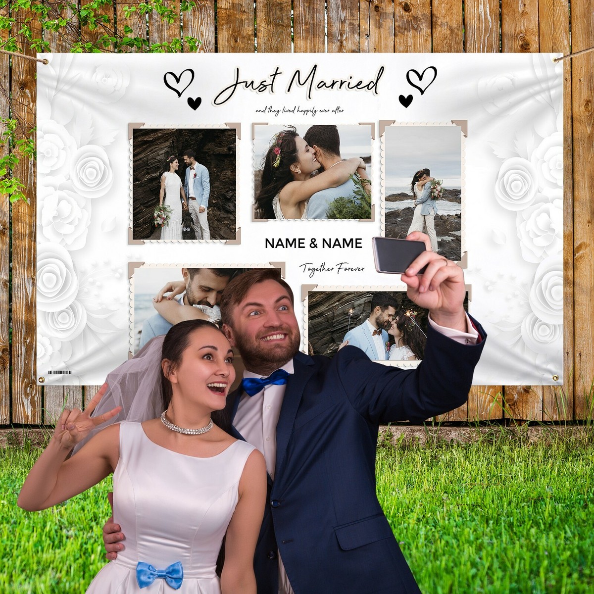 Wedding banner backdrop 60 photos - Vianawedding.com