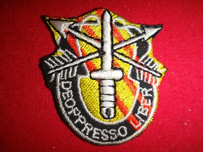 Vietnam War Beret Patch US 5th Special Forces Group DE-OPPRESSO LIBER ...
