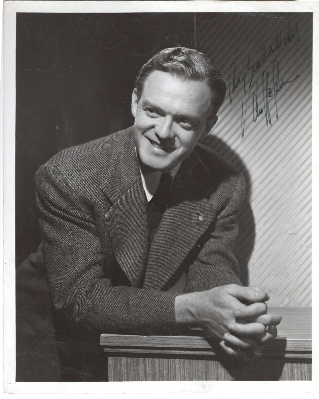 AMERICAN LEADING ACTOR VAN HEFLIN, SIGNED VINTAGE STUDIO PHOTO | eBay