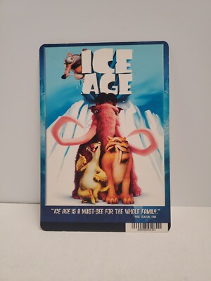 Ice Age BLOCKBUSTER DVD BACKER CARD ONLY 5.5"X8" | eBay