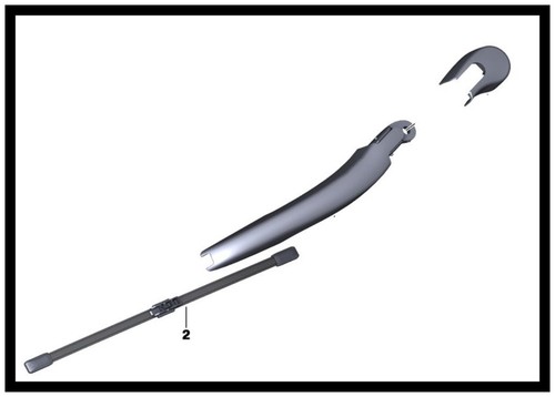 Original BMW Scheibenwischer Wischerblätter Hinten 1er E81 E87 ...