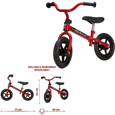 Prima Bicicletta Balance Bike Red Bullet Chicco 171600 8003670737827 | eBay