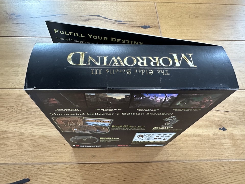 The Elder Scrolls 3 Morrowind Collector's Edition SEALED BRAND NEW PC ...