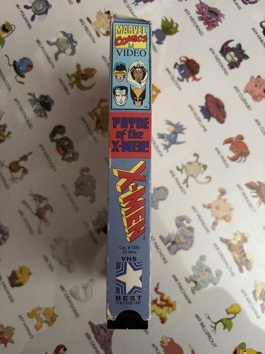 X-Men - Pride of the X-Men (VHS, 1992) 21442100035 | eBay