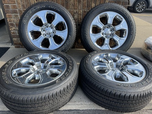 20" Dodge Ram 1500 Chrome Clad Wheels and tires 2680 6X139 2019-2021 | eBay