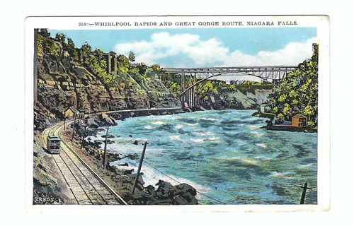 Niagara Falls Whirlpool Rapids and great Gorge Route Canada Vintage ...