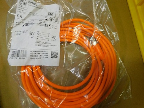 IFM EVT062 M12 Male Cordest Straight 4 Pin CONNECTION CABLE NEW in sealed bag | eBay