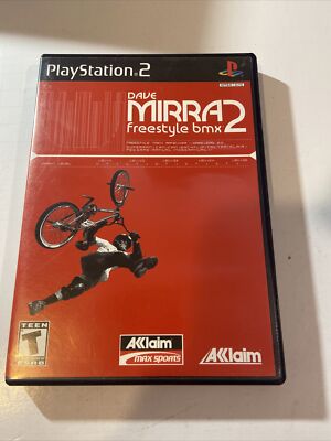 Dave Mirra Freestyle BMX 2 (PlayStation 2, 2002) PS2 Complete w/ Manual ...