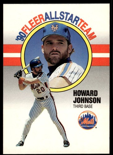 1990 Fleer Howard Johnson Baseball Card New York Mets #4 | eBay