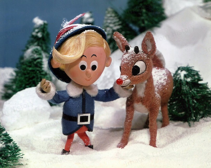 8x10 Print Rudolph the Red-Nosed Reindeer Clarice the Girl Reindeer # ...