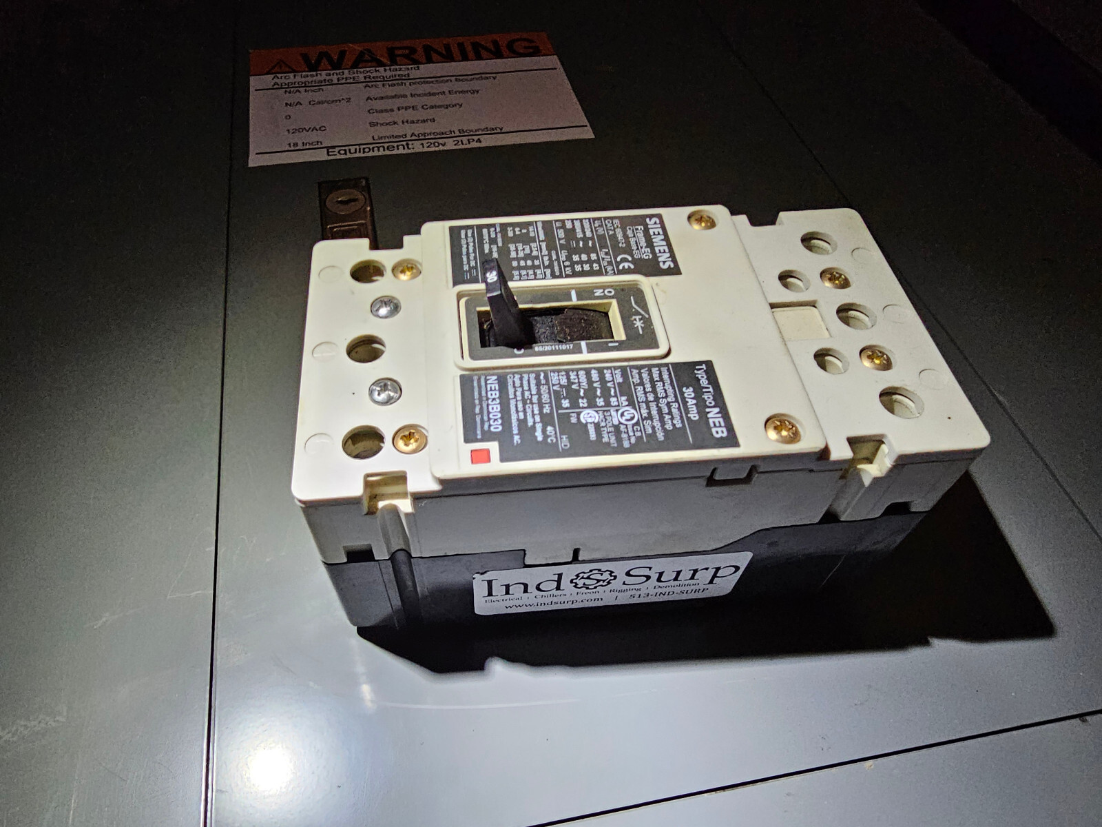 Siemens NEB Circuit Breaker 50 Amp 240/480 Volt 3 Pole Frame-EG | eBay