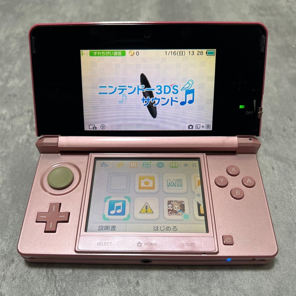 Nintendo 3DS Chotto PEACH Club Nintendo Limited Edition Console w/Box ...