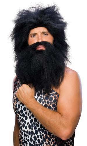 Halloween Costume Wigs Beards - Men Boys Werewolf Caveman Jesus ...