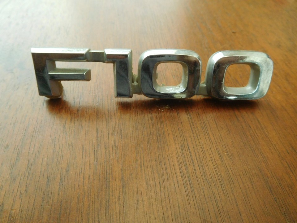 1980 1981 Ford Truck F100 Nameplate Emblem Ornament | eBay