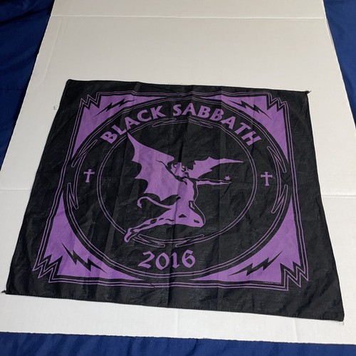 Black Sabbath The End Tour Handkerchief 2016 Ozzy Osbourne Official ...