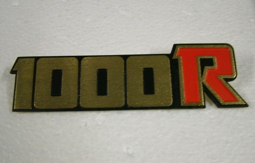 1000R BADGE for KAWASAKI KZ1000 ELR R1 - 1982, R2 - 1983 Brand New ...