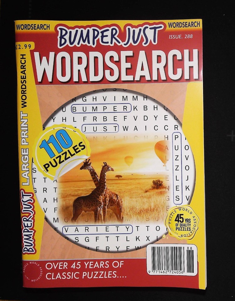 WORDSEARCH PUZZLE BOOKS LARGE PRINT - 1000+ PUZZLES TO SOLVE - NEW PACK ...