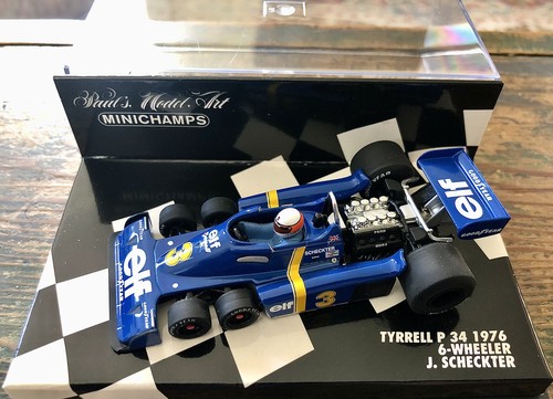 1:43 Minichamps Jody Scheckter Tyrrell 6 Wheeler | eBay