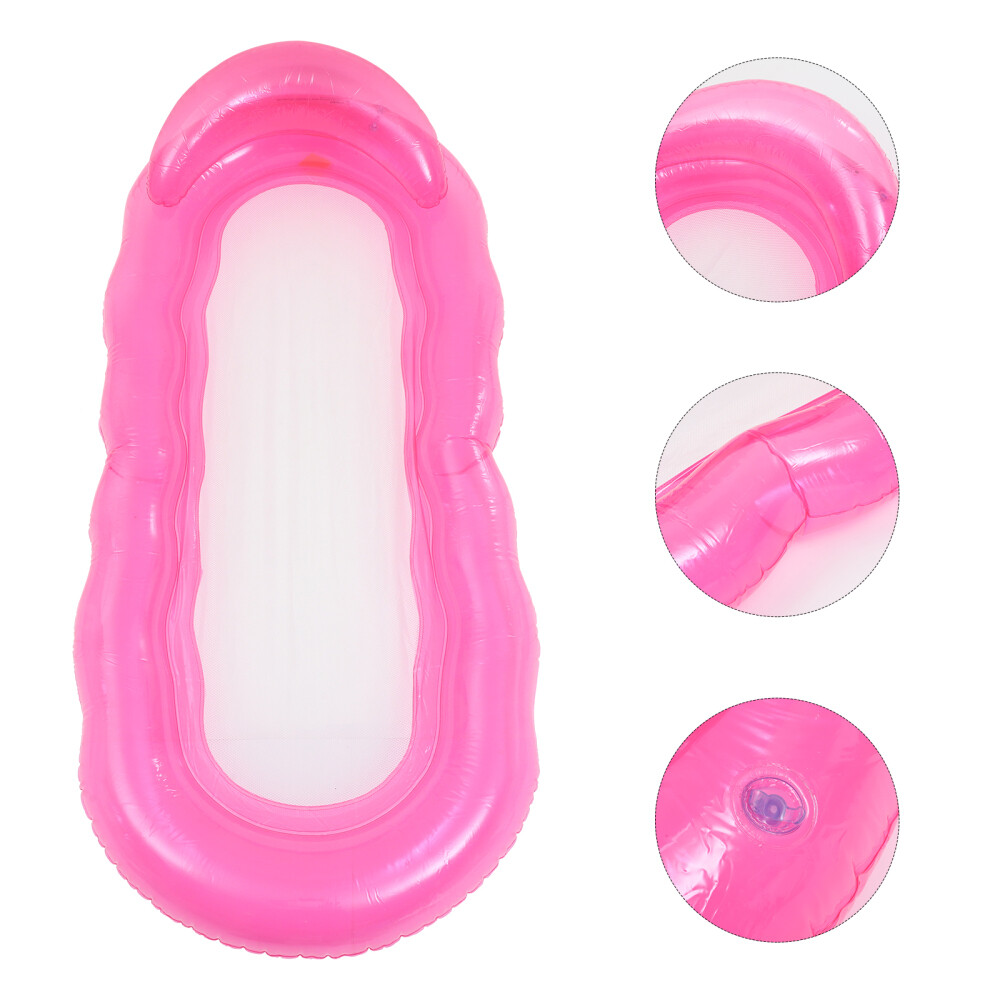 Pink Inflatable Pool Float Multi Purpose Water Hammock And Lounger Dh