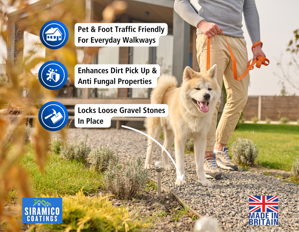 GRAVEL RESIN ECO-Bond™ Premium Resin Glue Binder Holder Sealer Gravel ...