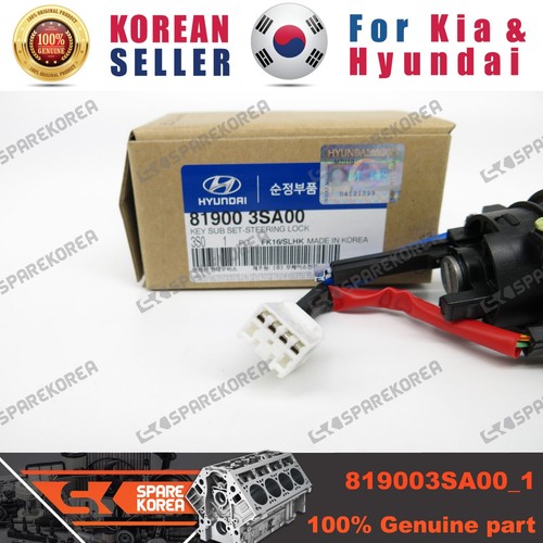 Genuine/OEM 819003SA00 KEY SUB SET-STEERING LOCK for Hyundai YF Sonata ...