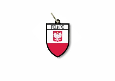 keychain key chain ring flag national shield poland polska polish | eBay