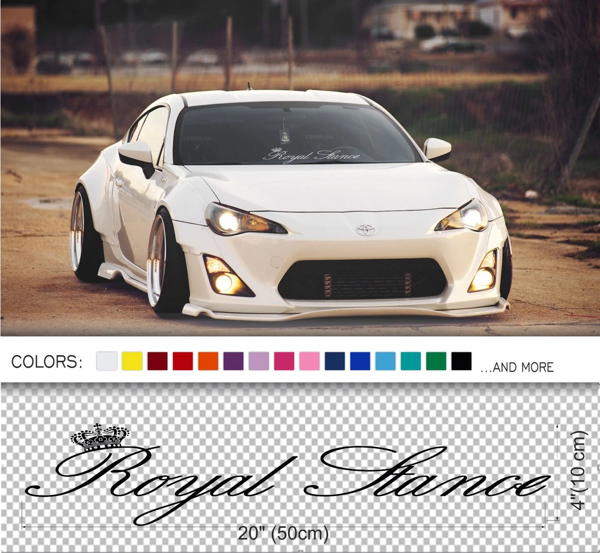 Royal Stance Sticker