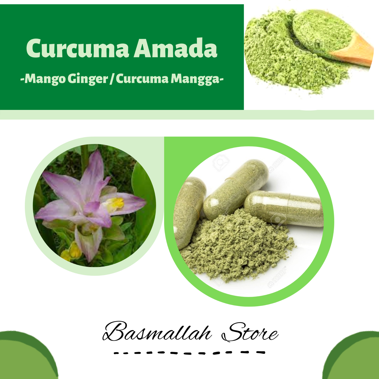 Capsules Mango Ginger Curcuma Mangga Curcuma Amada Organic WildCrafted ...