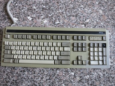 Vintage Wyse 840358-01 Mechanical Terminal Keyboard Cherry MX Black ...