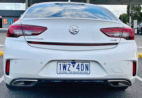 Holden ZB Black Edition AWD Rear Boot Lid Decal - Lift Gate Commodore ...