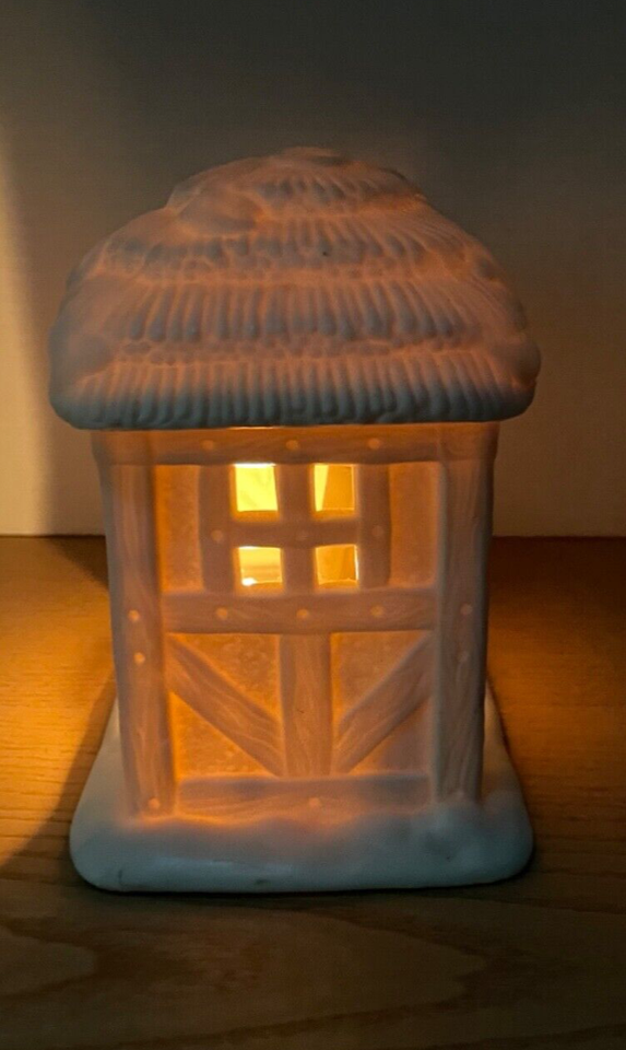 Partylite Christmas Nativity Candle Holder O Holy Night Porcelain ...