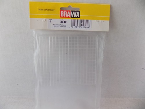 WINDOW GLAZING SHEETS #2840 BY BRAWA NEW OLD STOCK | eBay