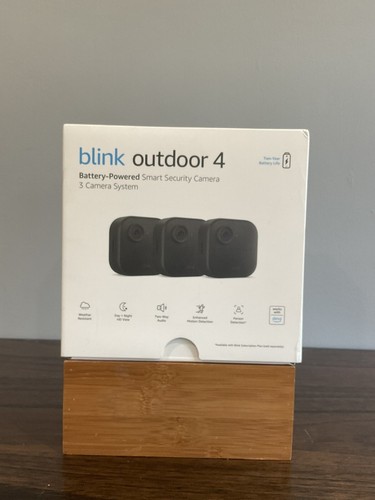 Blink Outdoor 4 - 4th Generation - 3 Camera System + Sync Module 2 Wi ...