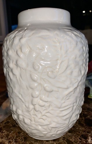 Rare Vintage Arcadia Glory Ivory WELLER Pottery Since 1872 Vase | eBay