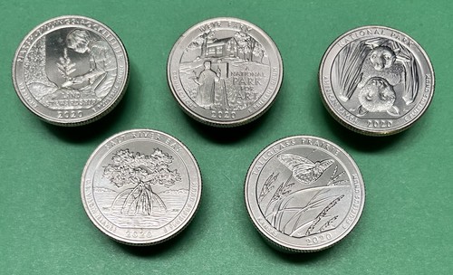 2020 S America the Beautiful Quarter ATB clad Set from US Mint Rolls | eBay