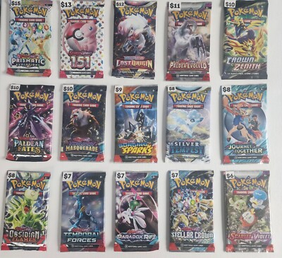 Pokémon TCG: Booster Packs Choose Your Pack Sword&Shield-Scarlett ...