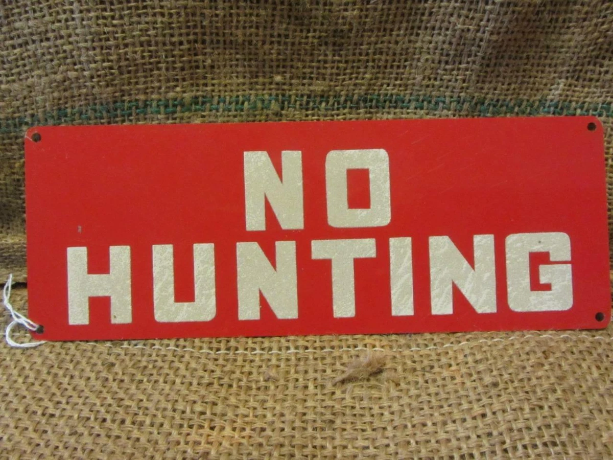 No Deer Hunting Signs