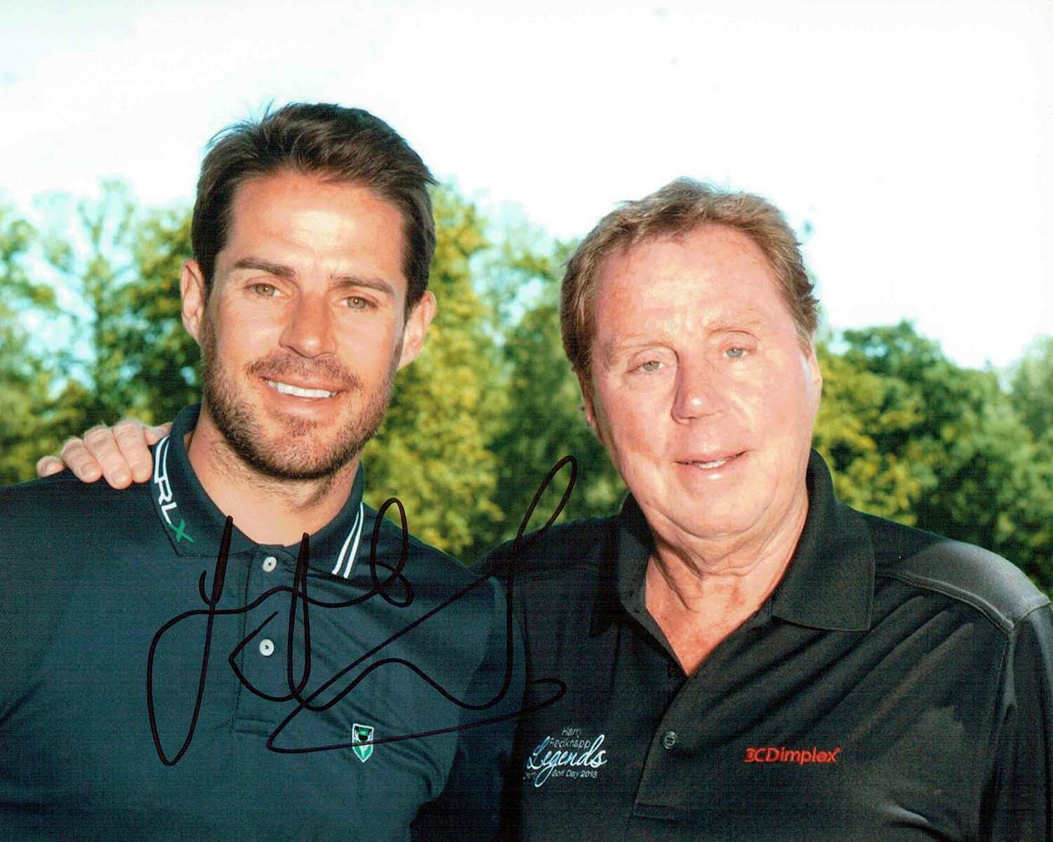 Jamie REDKNAPP SIGNED Autograph 10X8 Photo With Harry + Dealer COA ...