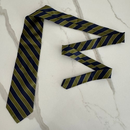 Brooks Brothers Stain Resistant Tie Men's Stripe Silk Necktie Handmade ...