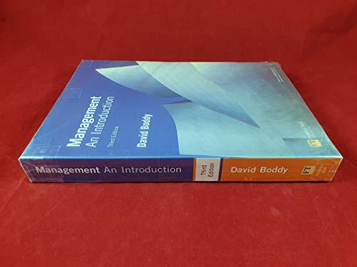 Management: an introduction by Boddy, David Paperback Book The Cheap ...