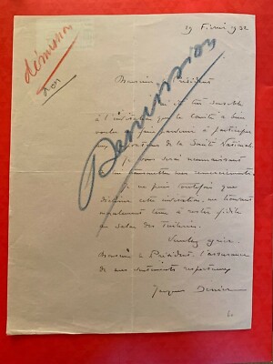 AO57-L.A.S-JACQUES DENIER-ARTISTE PEINTRE-[SALON DE TUILERIES]-1932 | eBay