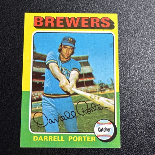 1975 Topps Mini 52 Darrell Porter VG-EX Milwaukee Brewers | eBay