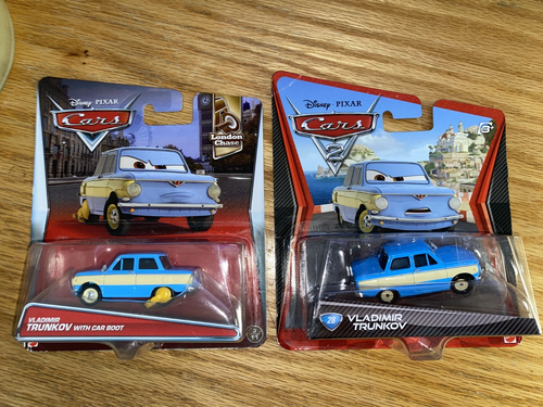 2016 DISNEY PIXAR CARS. Lot - 2 VLADIMIR TRUNKOV with & without car ...