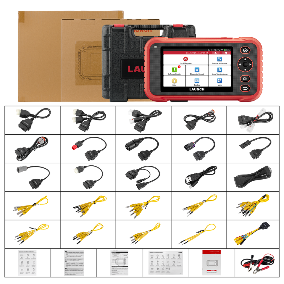 Launch CRP129 MT Motorcycle OBD2 Car Scanner Engine ABS SRS SAS ...