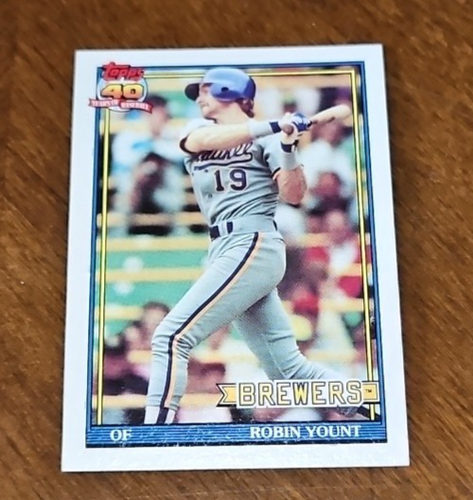 1991 Topps #575 Robin Yount Milwaukee Brewers HOF | eBay