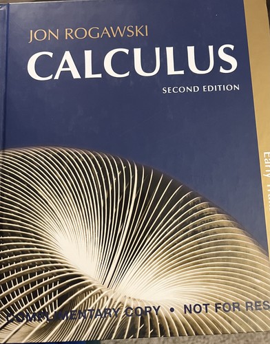 CALCULUS EARLY TRANSCENDENTAL Hardcover By Jon ROGAWSKI Brand New | eBay