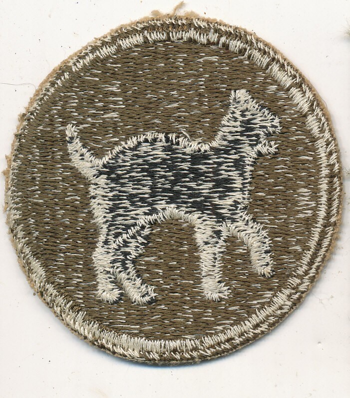 81st Infantry Division patch US Army real WWII OD green border rare | eBay