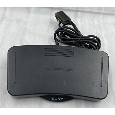 Sony FS-85 Foot Control Pedal For Sony Dictation Machines == | eBay