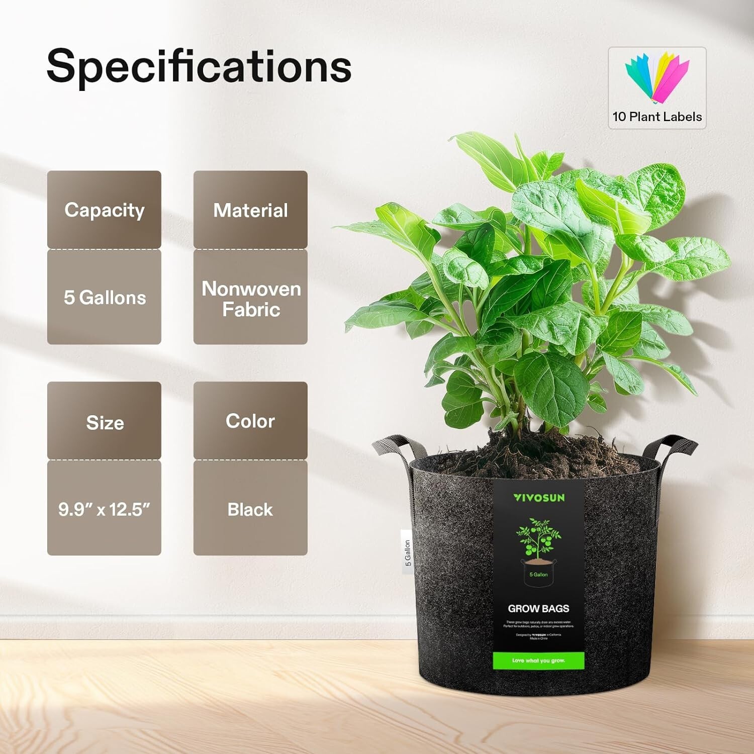 VIVOSUN S448 Smart Grow Tent Kit w/ 400W LED Grow Light,Wifi-Control ...