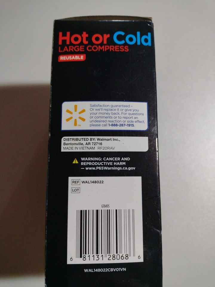 Equate Hot Or Cold Large Compress 8" X 12" | eBay